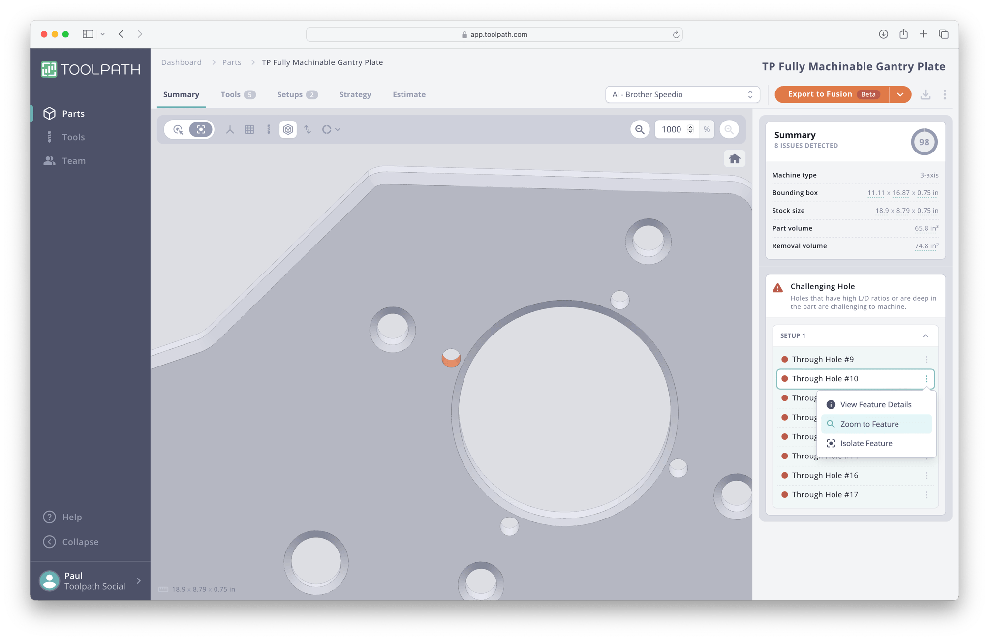How to Zoom to, Isolate, and View Tool Deviation